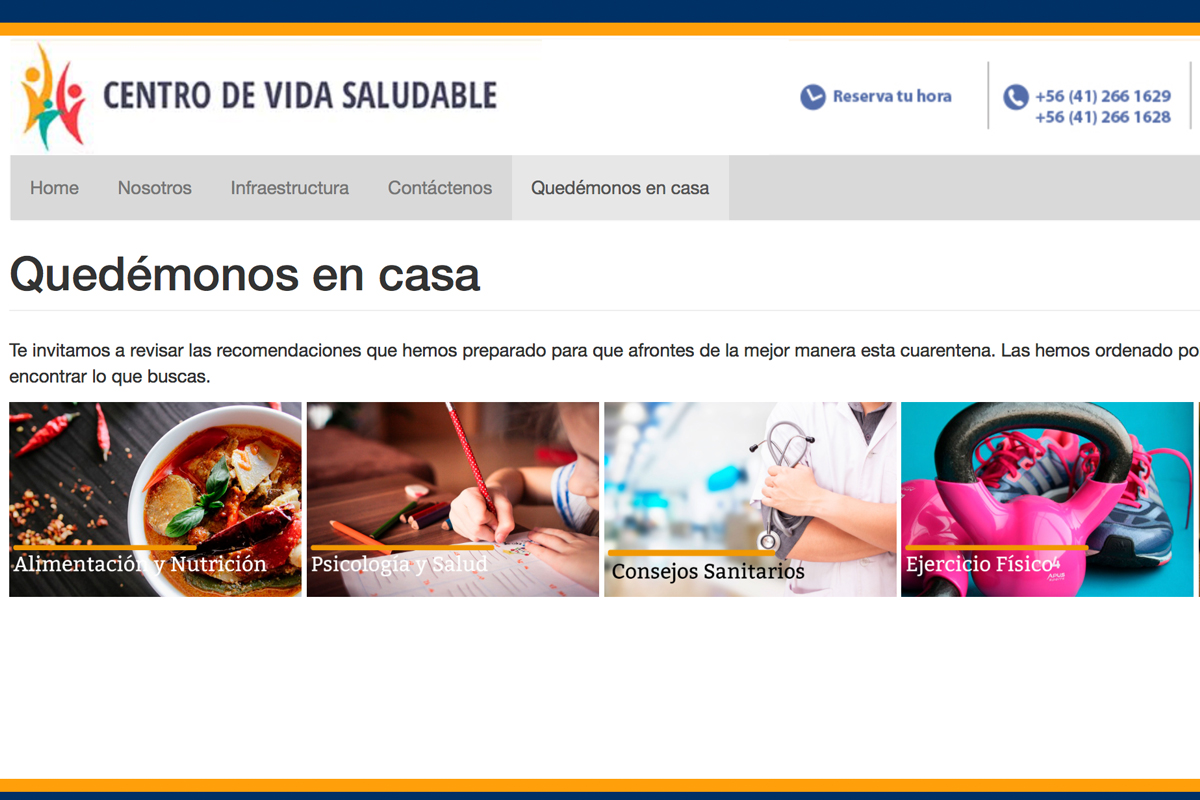 Centro de Vida Saludable, autor en Noticias UdeC - Página 2 de 2