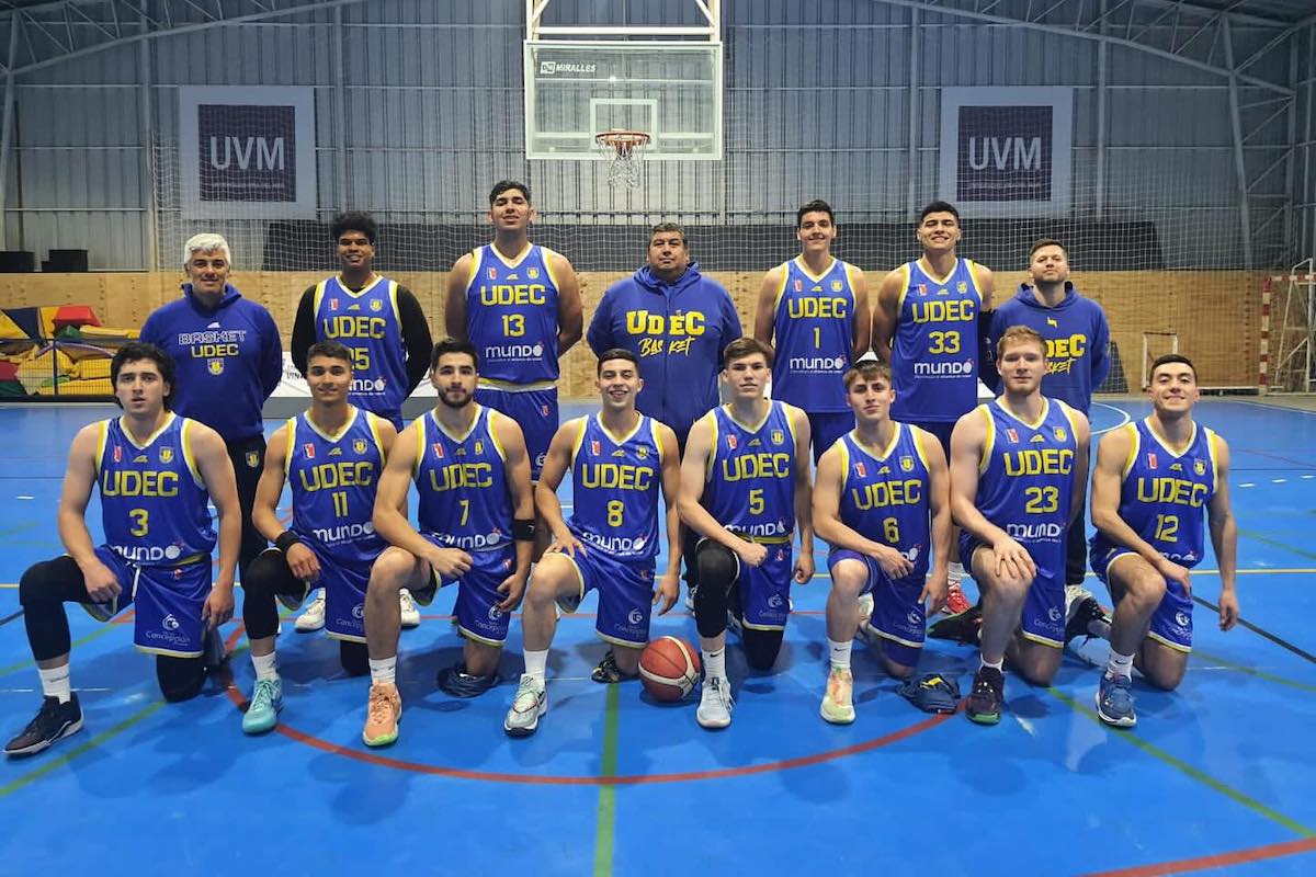 Selección masculina de básquetbol UdeC ganó y se juega el paso a cuartos de final ante la Unab ...