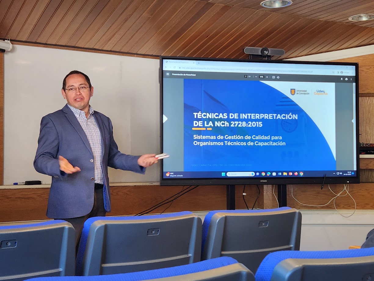 OTEC UdeC se capacitó en técnicas de interpretación y análisis de Norma Chilena de Calidad 2728 ...