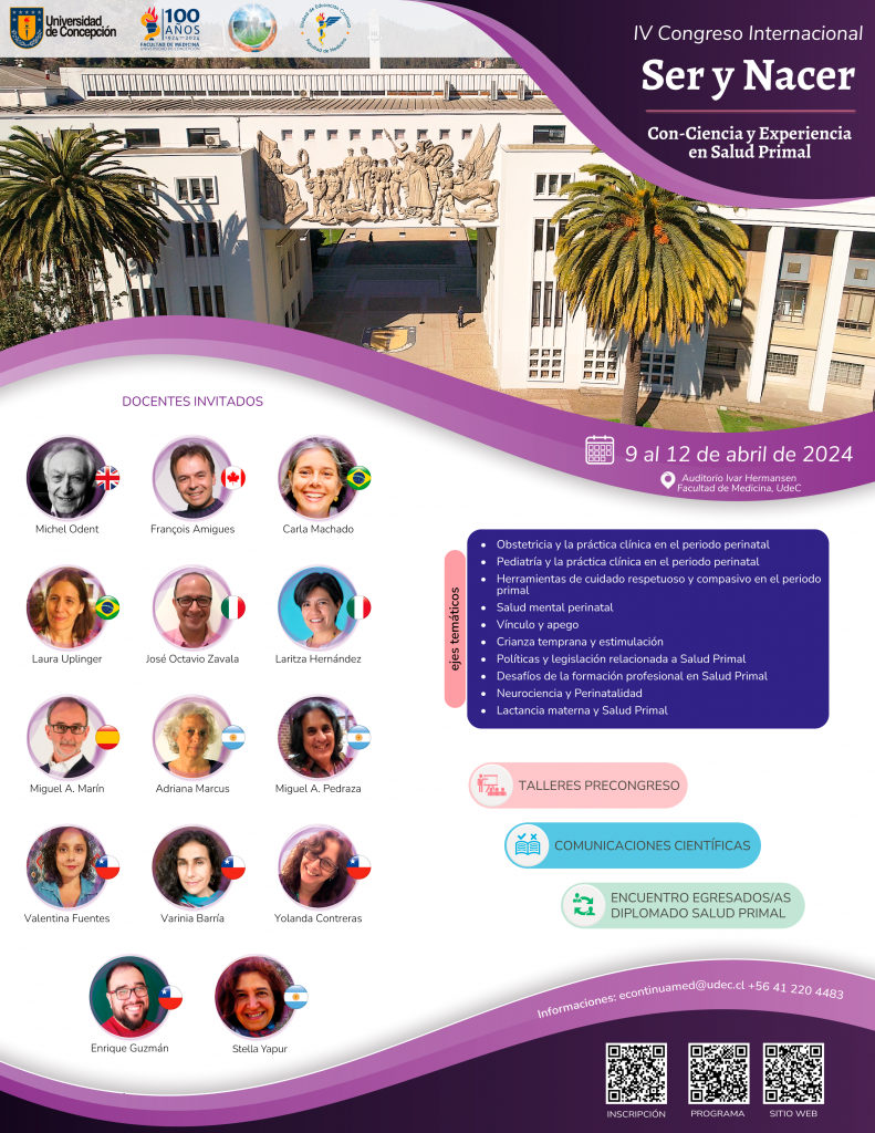 UdeC realiza IV Congreso Internacional "Ser y Nacer: Con-Ciencia y ...