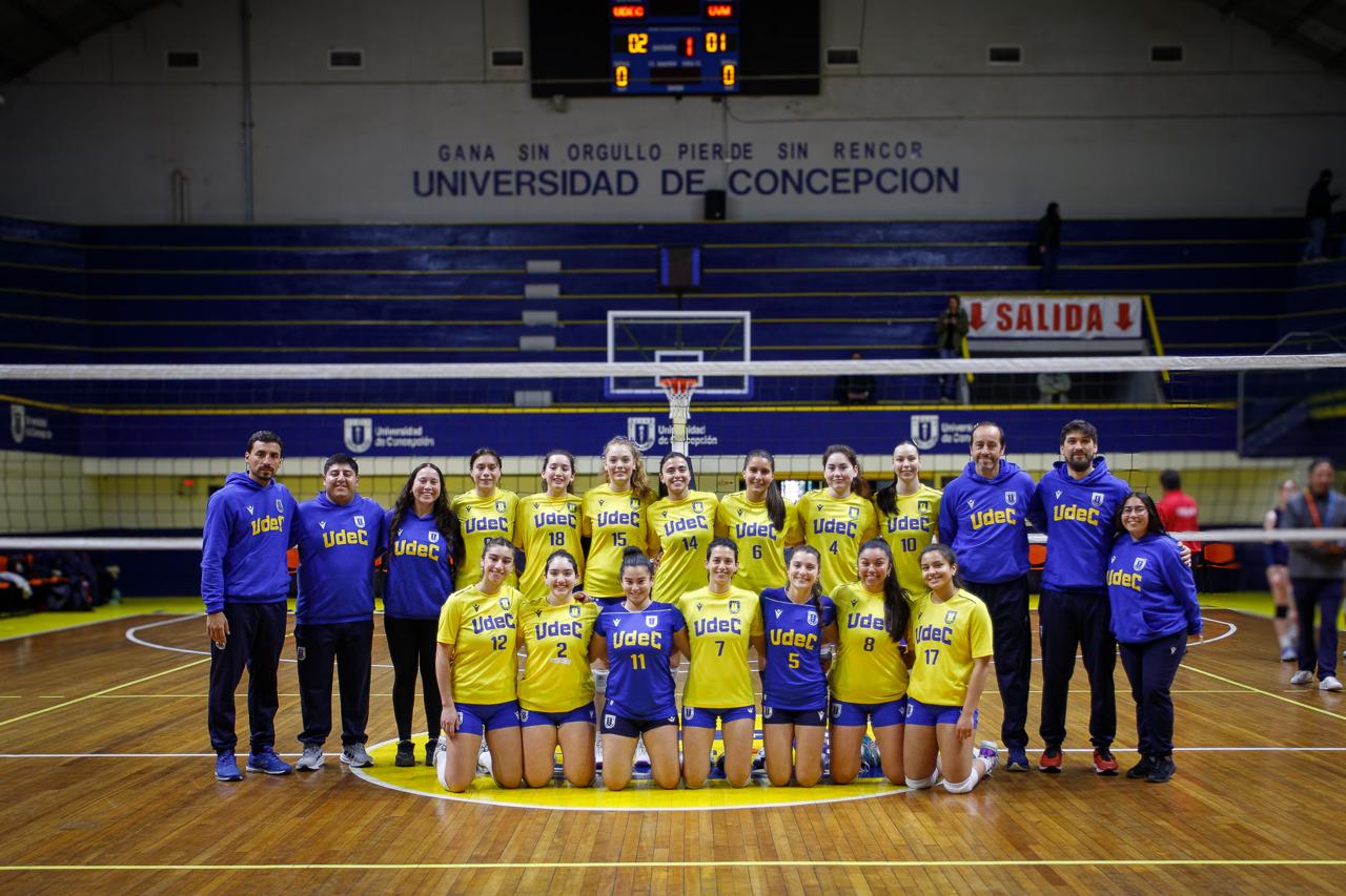 Universidad de Concepción triunfó por partida doble en la Liga A1 de Vóleibol - Noticias UdeC